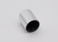 China Silver Matte Aluminum Perfume Bottle Caps With Raised Inner PE Part for sale