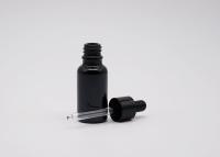 China Black Glass 30ml 50ml Essential Oil Dropper Bottles for sale