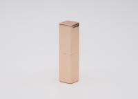 China Square Gold Aluminum Magnet Lip Balm Containers Bulk for sale