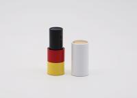 China Color Spraying Lipstick Tube 3.5g Magnet Aluminum Lip Balm Tubes for sale