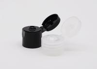 China Cosmetic Packaging Clear 18/410 Flip Top Plastic Bottle Caps for sale