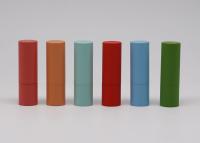 China Red Spraying Aluminum Eco Friendly Lip Balm Tubes Bulk With Magnet for sale