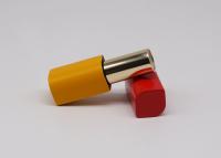 China Petal Shape Pink Magnetic 3.5g Aluminum Lip Balm Tubes for sale