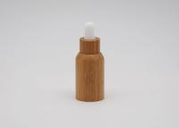 China Carving Craft 30ml 18/410 Bamboo Glass Dropper Bottles for sale