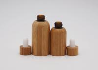 China 50ml Bamboo 18 / 410 Essential Oil Dropper Bottles for sale