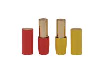 China 3.4g 3.5g Lip Balm Containers Aluminum Glossy Color Type for sale