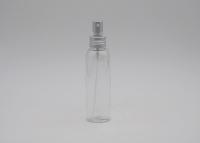 China 18mm Clear Pet 100ml Refillable Plastic Spray Bottles For Personal Care for sale