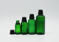 China Cosmetic Green 50ml 1 Oz Glass Dropper Bottles for sale