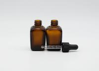 China Amber Clear Essential Oil Customized 15ml Glass Dropper Bottles for sale