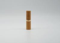 China Cylinder Shape Bulk 3.5g Bamboo Lip Balm Tubes for sale