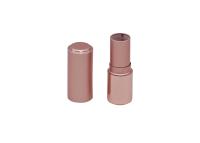 China Rose Gold Aluminum Snap On 3.5g Empty Lipstick Tubes for sale