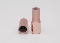 China Rose Gold Aluminum Snap On 3.5g Empty Lipstick Tubes for sale