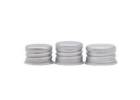 China SGS Silver Thread 28mm  Plastic Aluminum Screw Cap Pilfer Proof for sale