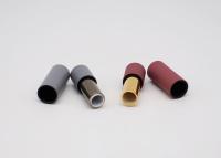 China Hot stamping Fashionable Refillable Rubber Empty Lipstick Tube for sale
