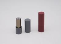 China Hot stamping Fashionable Refillable Rubber Empty Lipstick Tube for sale