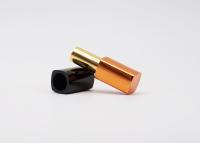 China Magnetic Luxury Stitching Color Square Lipstick Tube Round shaped for sale