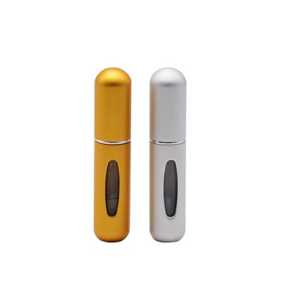 China Aluminum Shell Bottom Filling Perfume Tester Bottle 5ml Atomiser for sale