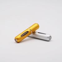 China Aluminum Shell Bottom Filling Perfume Tester Bottle 5ml Atomiser for sale
