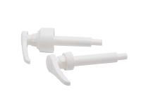 China 10cc White PP Plastic Coffee Syrup Pump Dispenser Non Toxic Material for sale