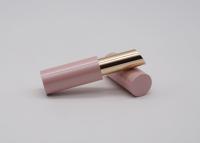 China Pink Aluminum Magnetic 3.5g Chapstick  Empty Lip Balm Tubes Bulk For Lipstick for sale