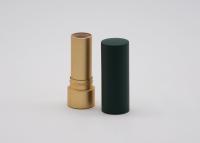 China ODM Dark Green Metal Empty Lipstick Tube Color Spraying Surface for sale