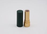 China ODM Dark Green Metal Empty Lipstick Tube Color Spraying Surface for sale