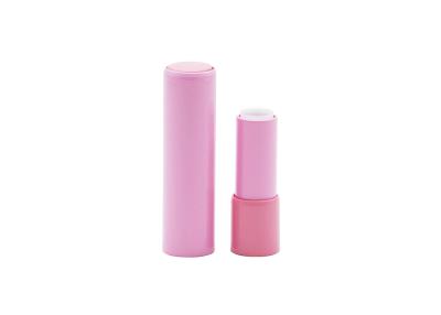 China SGS Hot Stamping Cute Empty Lip Balm Containers Cylinder Shaped for sale