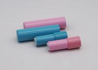 China 3.5g Press Bottom Open Empty Lipstick Tube Aluminum Shelled for sale