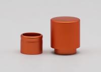 China SGS FEA15 Orange Aluminum Aerosol  Perfume Sprayer With Collar for sale