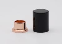 China Step Collar Replacement  Cologne Aluminum Screw Caps Balck Gold Color for sale