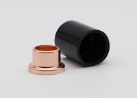 China Step Collar Replacement  Cologne Aluminum Screw Caps Balck Gold Color for sale