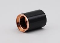 China Step Collar Replacement  Cologne Aluminum Screw Caps Balck Gold Color for sale