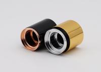 China Step Collar Replacement  Cologne Aluminum Screw Caps Balck Gold Color for sale