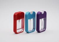 China Square Alcohol Perfume Hand Sanitizer Flat Credit Card Spray Bottle for sale