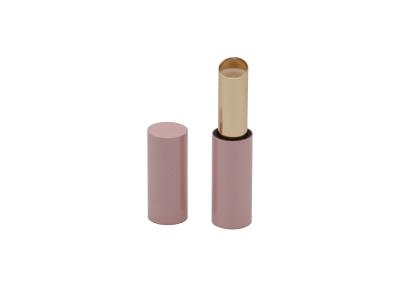 China OEM Cylinder Pink Long Thin Eco Friendly  Cute Lip Balm Containers for sale