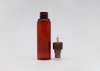 China 50ml Empty Cylinder Plastic Clear Dark Red Fine Mist Cosmetic Spray Bottle for sale