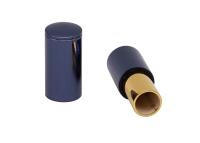 China 3.5g Dark Blue Magnetic Empty   Lip Balm Tube Containers Bulk for sale