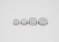China 20mm Silver Aluminum Plastic Screw Cap For Pill Bottles for sale