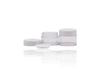 China 50g PETG Plastic Empty Face Cream Containers Screw Neck for sale