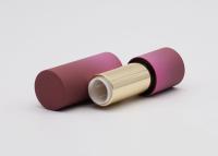 China 3.8g Refillable Metal Lip Balm Containers Hot Stamping Surface for sale