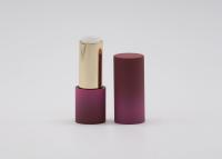China 3.8g Refillable Metal Lip Balm Containers Hot Stamping Surface for sale
