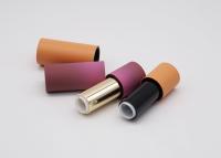 China 3.8g Refillable Metal Lip Balm Containers Hot Stamping Surface for sale