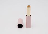 China ISO9001 Pink Aluminum Lip Balm Containers color spraying surface for sale