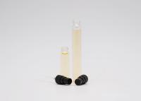 China SGS 3ml Empty Perfume Tester Bottle Vial With Black Atomizer Spray Pump for sale