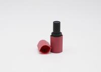 China SGS Plum Aluminum Rubber Painting Rhombus Shape Lip Balm Containers for sale