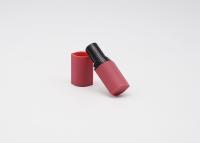 China SGS Plum Aluminum Rubber Painting Rhombus Shape Lip Balm Containers for sale