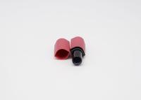 China SGS Plum Aluminum Rubber Painting Rhombus Shape Lip Balm Containers for sale