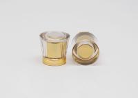 China SGS Crimp Zinc Alloy Perfume Bottle Magnetic Cap Stopper for sale