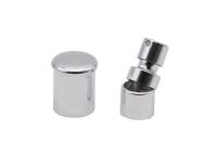 China 15mm Silver Aluminum Perfume Spray Pump With Mushroom Cap for sale