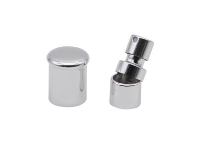 China 15mm Silver Aluminum Perfume Spray Pump With Mushroom Cap for sale